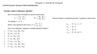 Chapter 2 divide & conquer | PPT