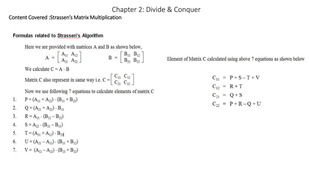 Chapter 2 divide & conquer | PPT Chapter 2 divide & conquer | PPT