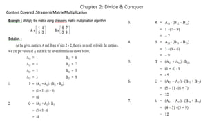 Chapter 2 divide & conquer | PPT
