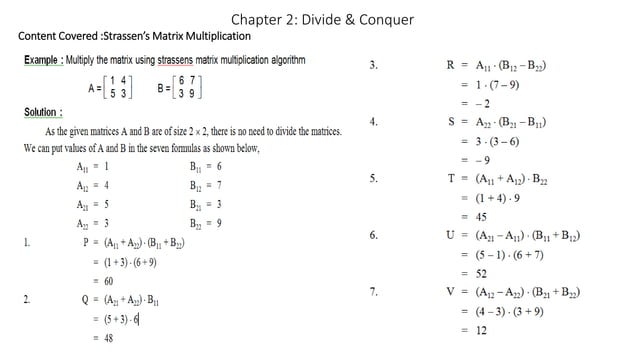 Chapter 2 divide & conquer | PPT Chapter 2 divide & conquer | PPT
