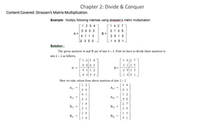 Chapter 2 divide & conquer | PPT