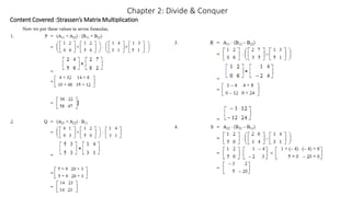 Chapter 2 divide & conquer | PPT