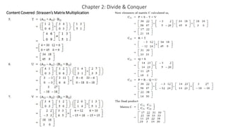 Chapter 2 divide & conquer | PPT