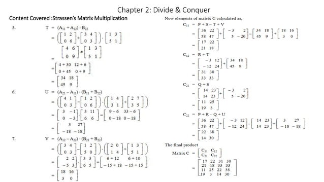 Chapter 2 divide & conquer | PPT