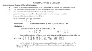 Chapter 2 divide & conquer | PPT