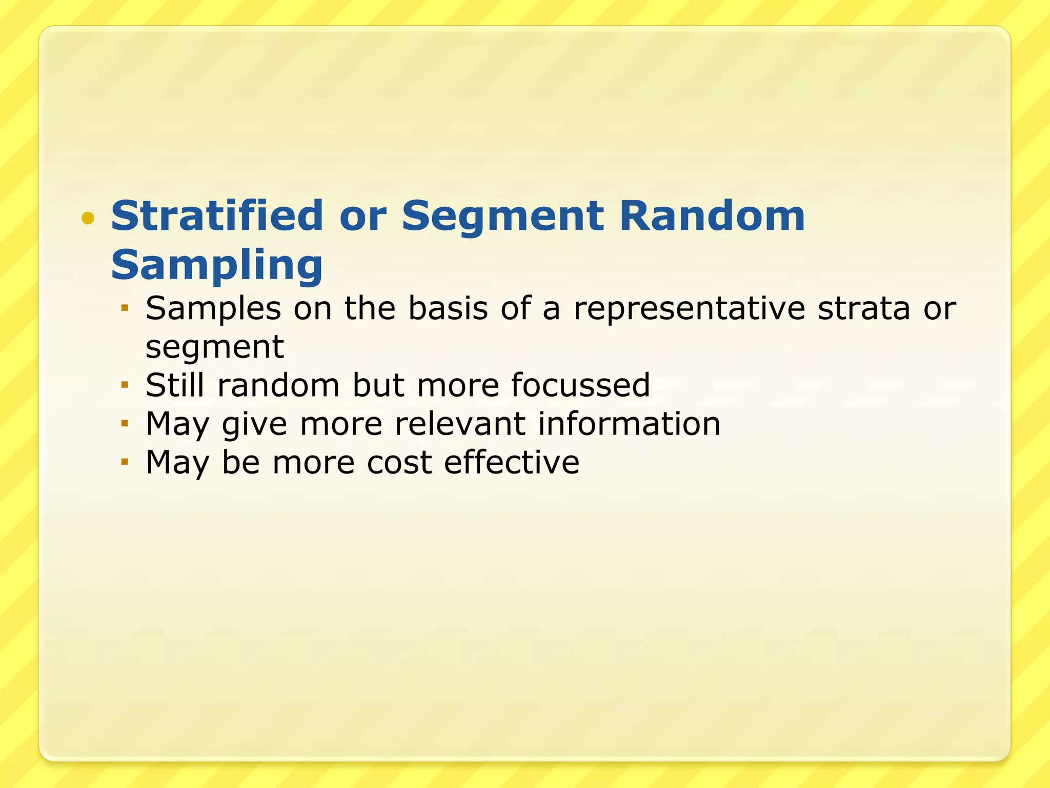 Market research-sampling method | PPT