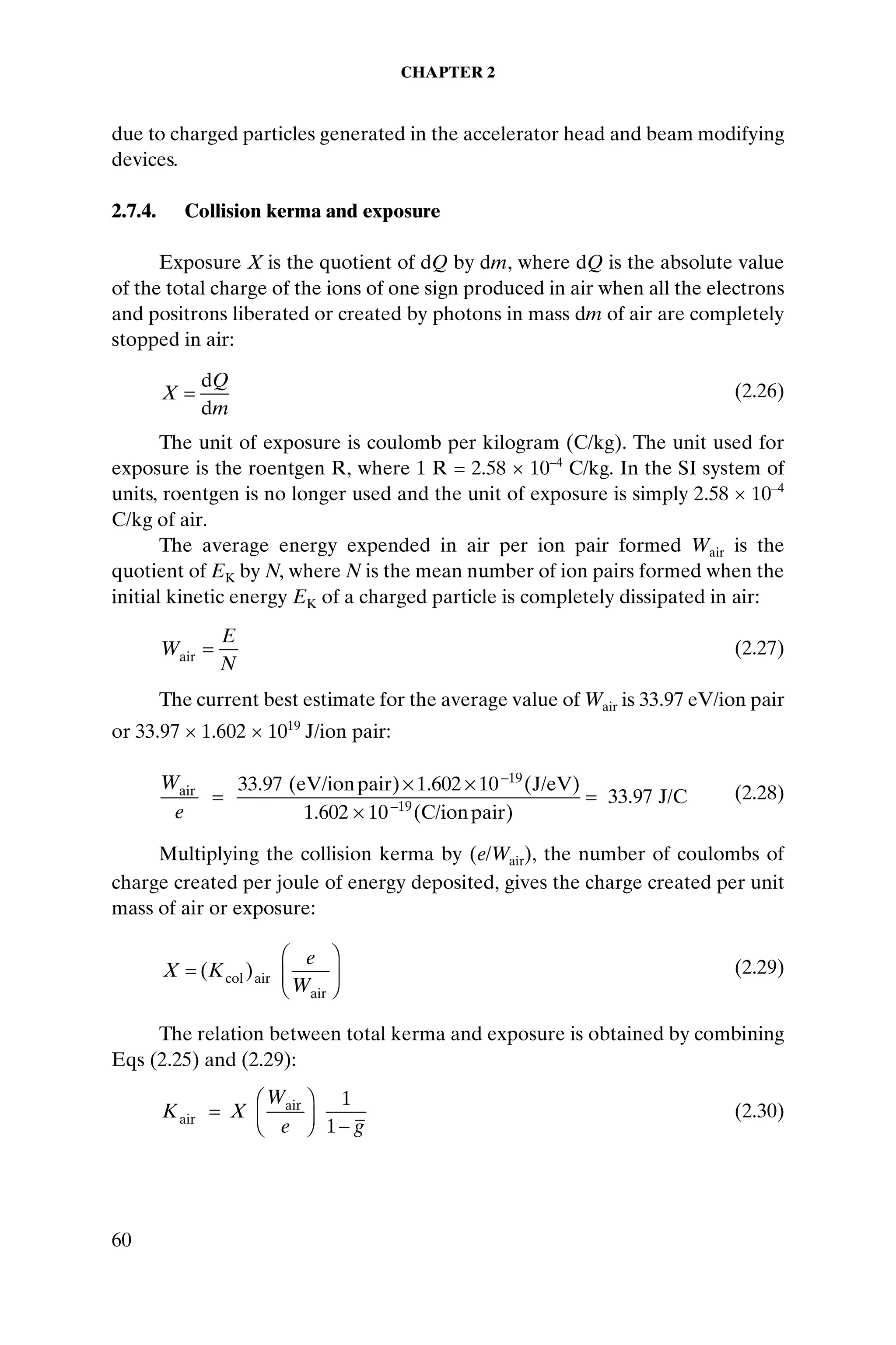 Chapter2 dosimetric principles, quantities and units | PDF