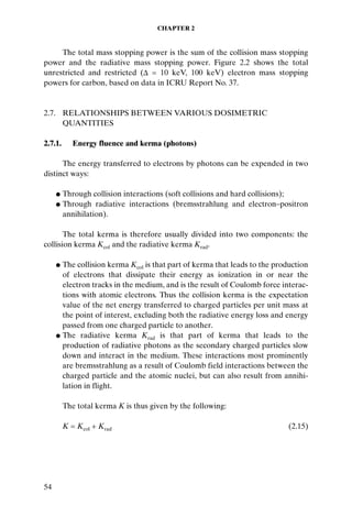 Chapter2 dosimetric principles, quantities and units | PDF