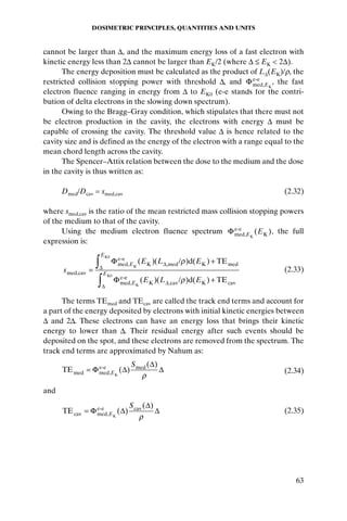 Chapter2 dosimetric principles, quantities and units | PDF