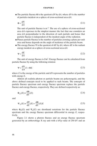 Chapter2 dosimetric principles, quantities and units | PDF