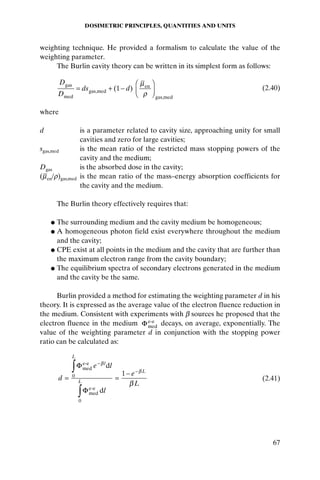 Chapter2 dosimetric principles, quantities and units | PDF