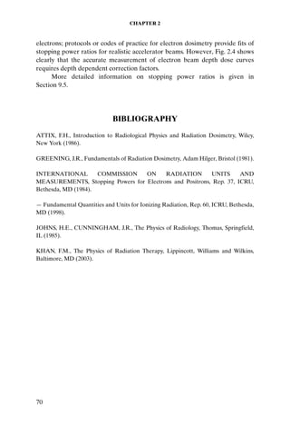 Chapter2 dosimetric principles, quantities and units | PDF