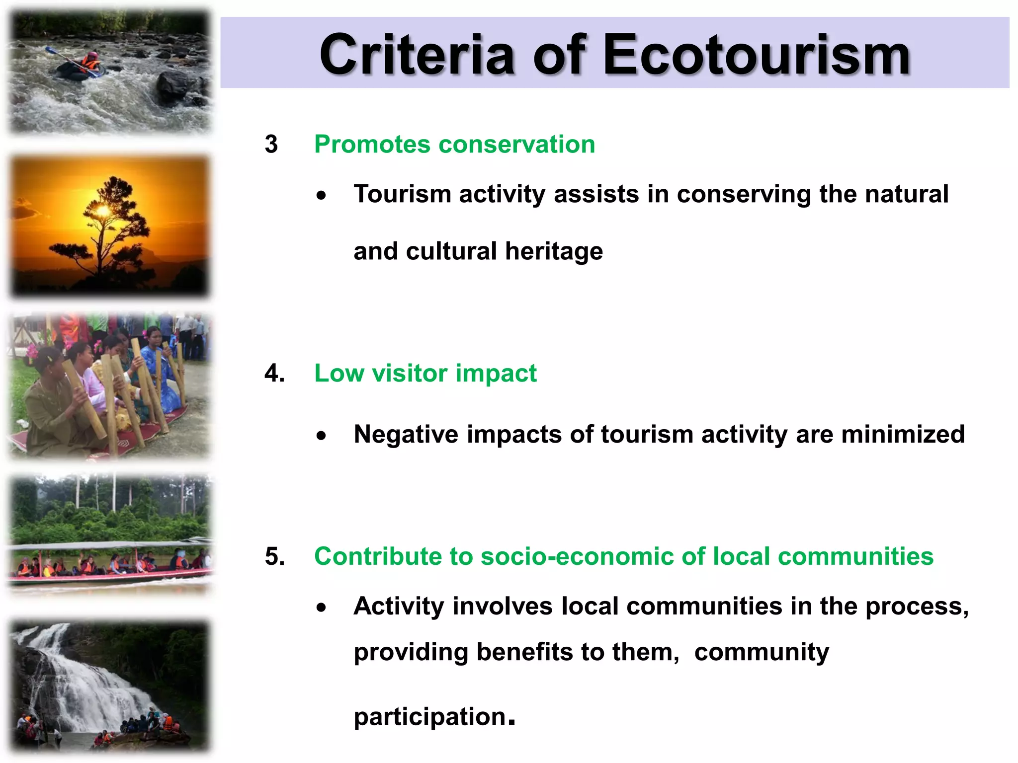 Sustainable Tourism Chapter 2 | PDF