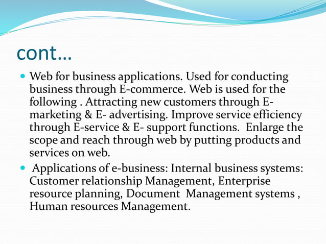 E business technology | PPTX | Internet | Computing