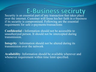 E business technology | PPTX