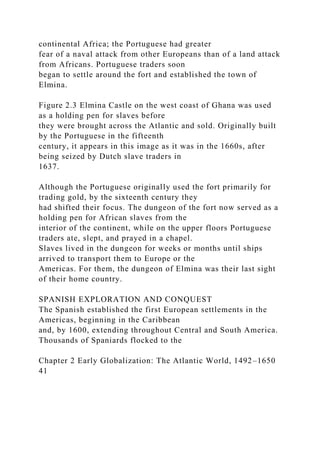 CHAPTER 2Early Globalization The AtlanticWorld, 1492–16.docx