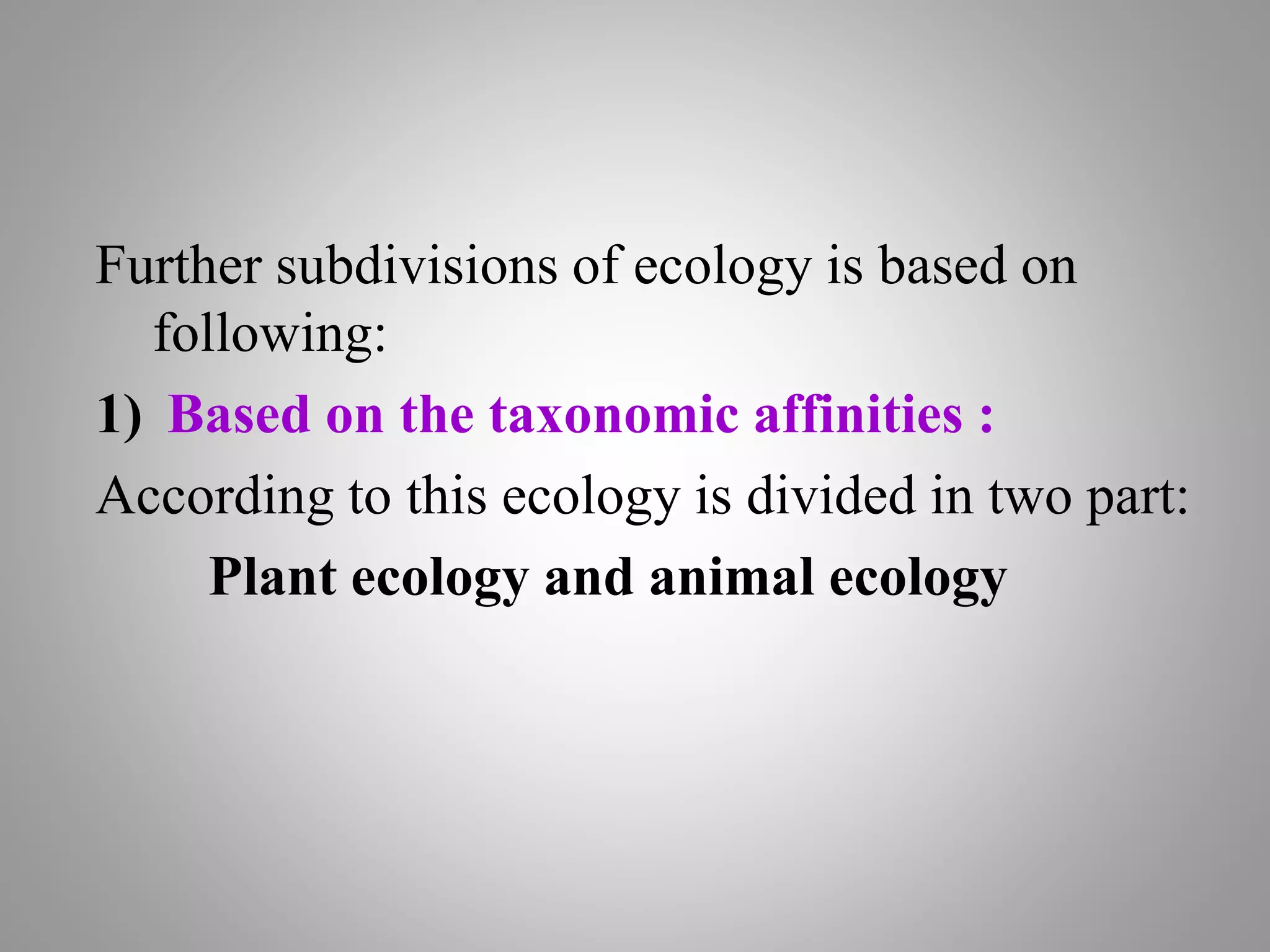 Ecology and Ecosystem | PDF