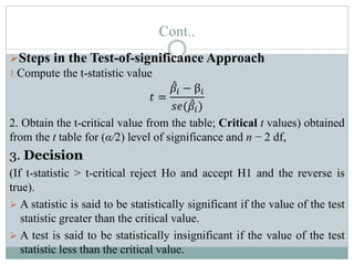Comprehensive Guide to Regression Analysis in Econometrics | PDF