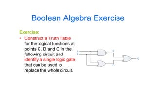 Chapter 2 ee202 boolean part a | PDF