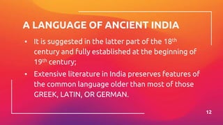 The Indo-European Family of Languages | PPTX