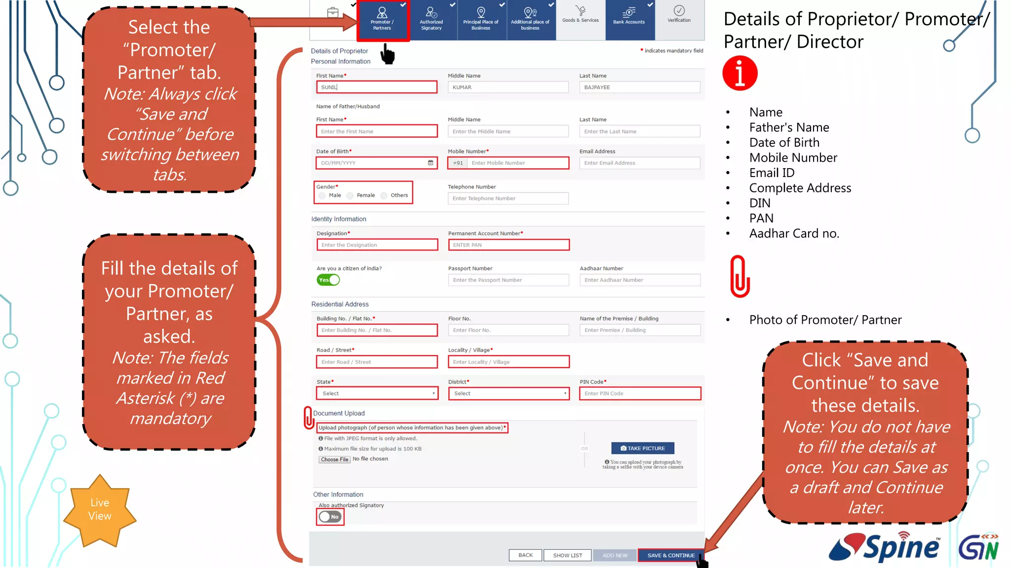 GST Enrolment Process_ Spine Software Systems | PDF