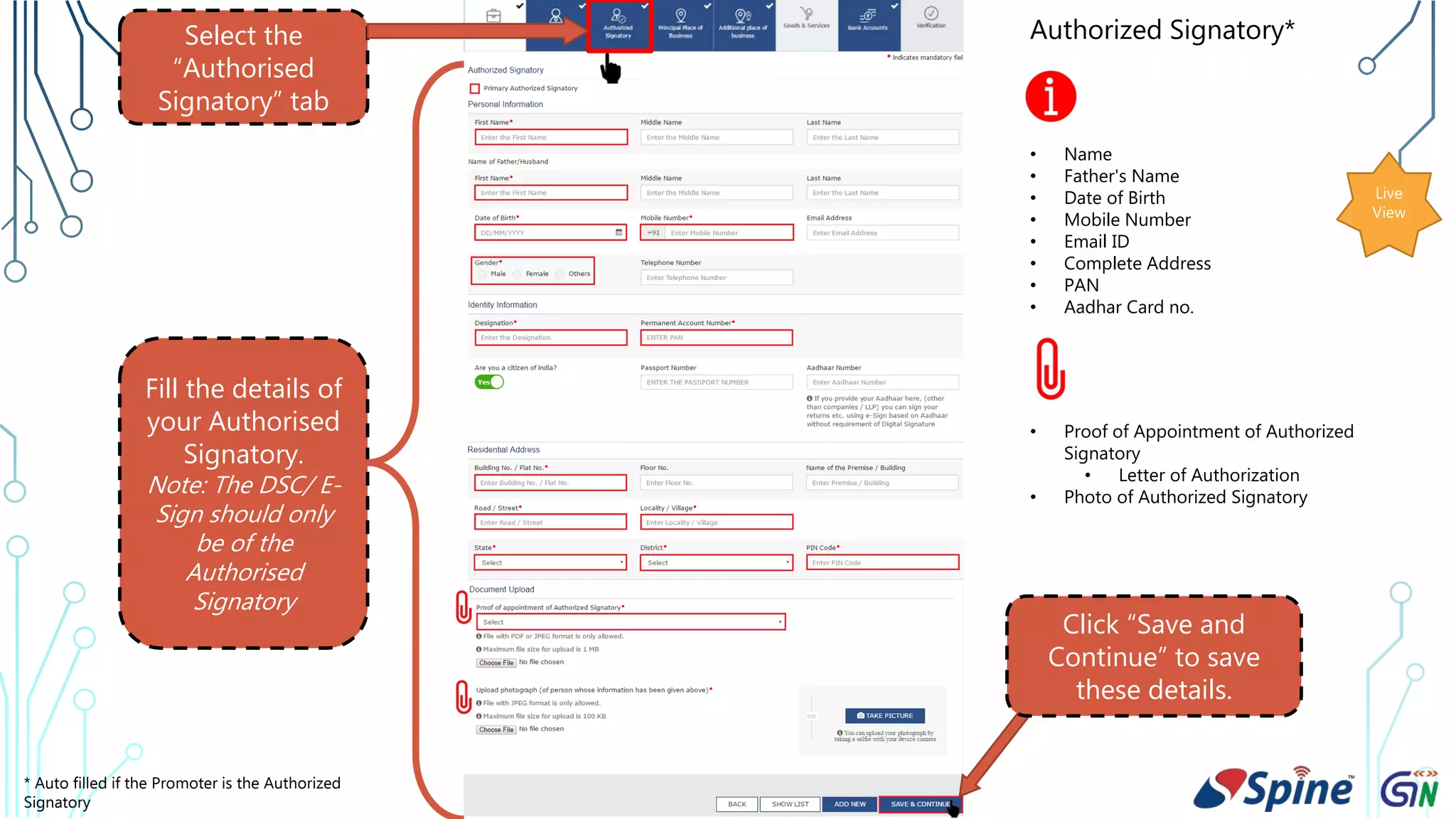 GST Enrolment Process_ Spine Software Systems | PDF