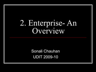 Chapter 2 Enterprise An Overview Alexis Leon | PPT