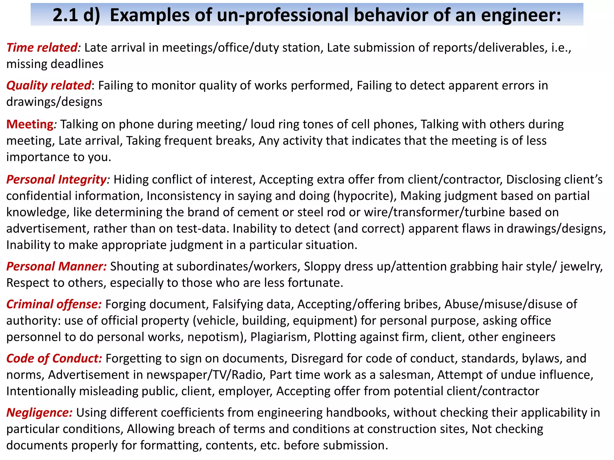 Engineering Professional Practice Chapter 2 Ethics and Professionalism ...