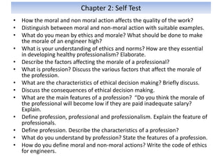Chapter 2 Ethics and professionalism | PDF