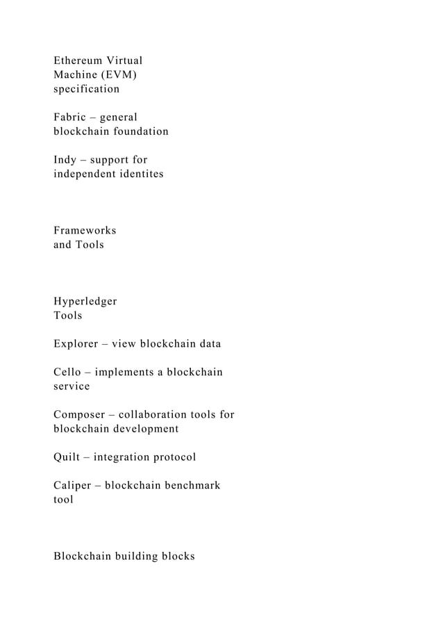 Chapter 2• Exploring Hyperledger Fabric• Frameworks Tdocx