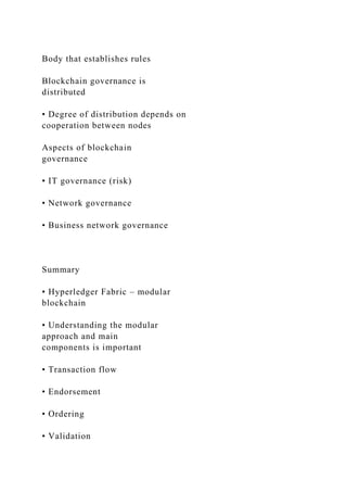 Chapter 2• Exploring Hyperledger Fabric• Frameworks, t.docx