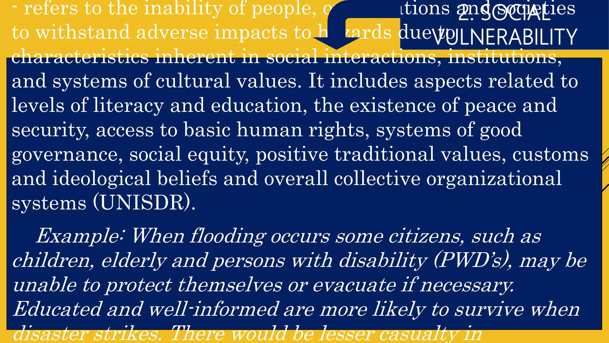 Chapter 2 (exposure & vulnerability) | PPTX