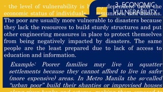 Chapter 2 (exposure & vulnerability) | PPTX