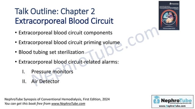 Hemodialysis: Chapter 2, Extracorporeal Blood Circuit - Dr.Gawad | PPT