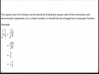 Chapter 2 Squares, Square roots, Cubes and Cube roots | PPTX