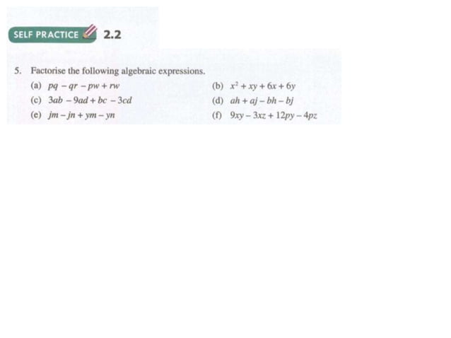 Chapter 2_ Factorization & Algebraic Fractions F2.pptx | Physics | Science