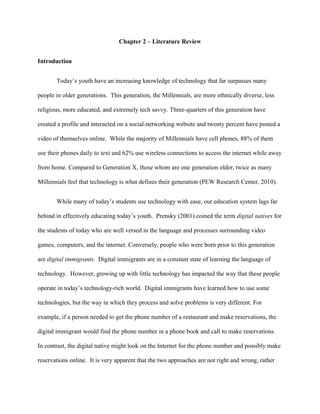 Chapter 2 final draft | PDF