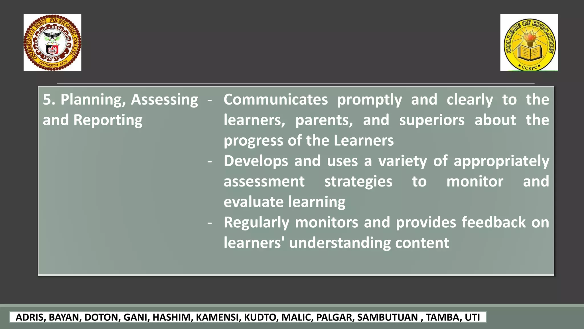 Teaching Competencies | PPTX