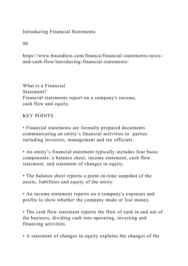 Chapter 2 Financial Statements, Taxes, and Cash Flow” from Fi.docx