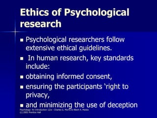 Scientific Principles in Psychology | PPTX