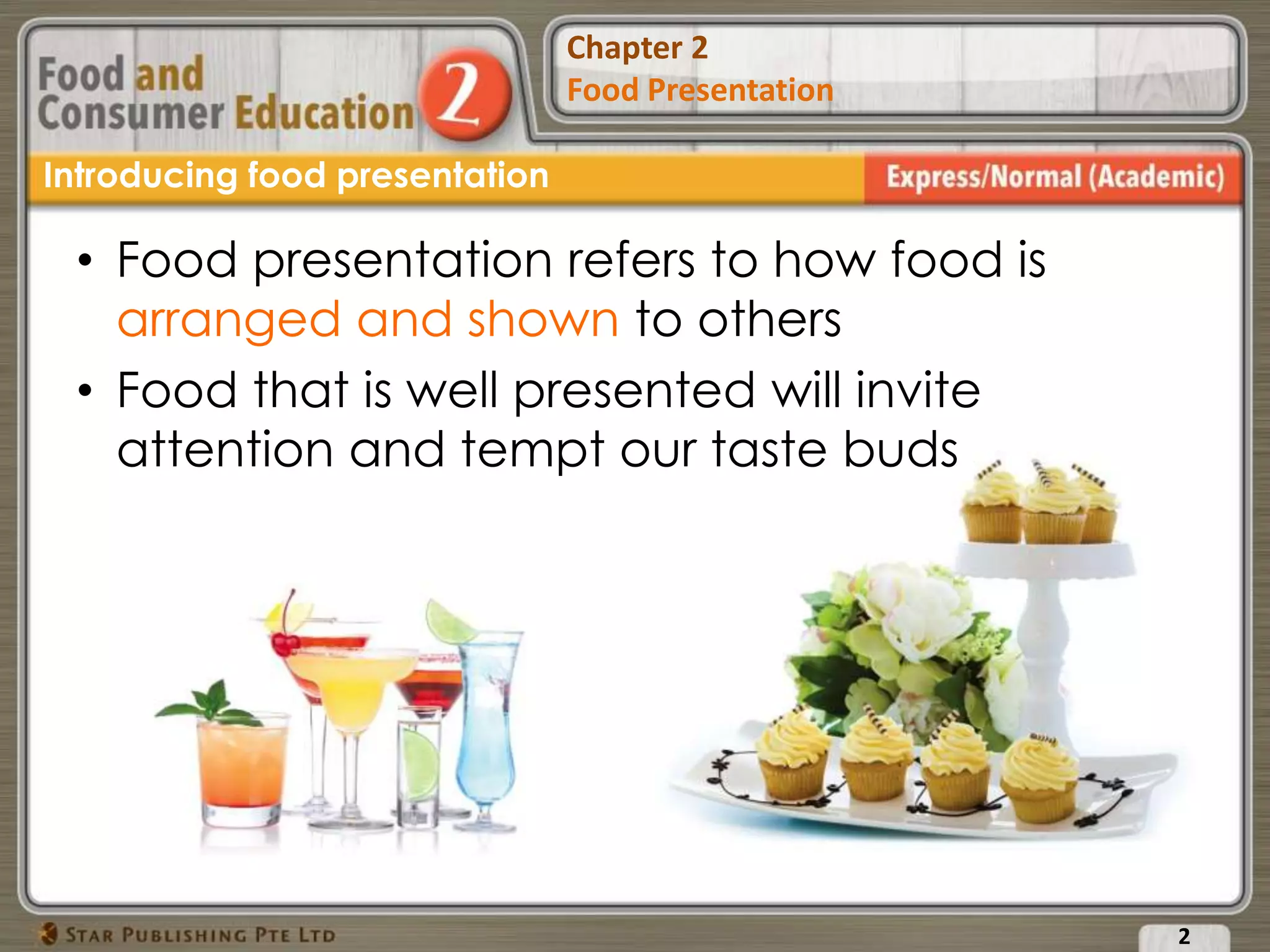 Chapter 2 Food Presentation | PPTX