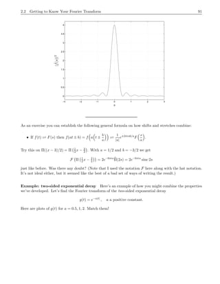 Chapter 2 fourier transform | PDF