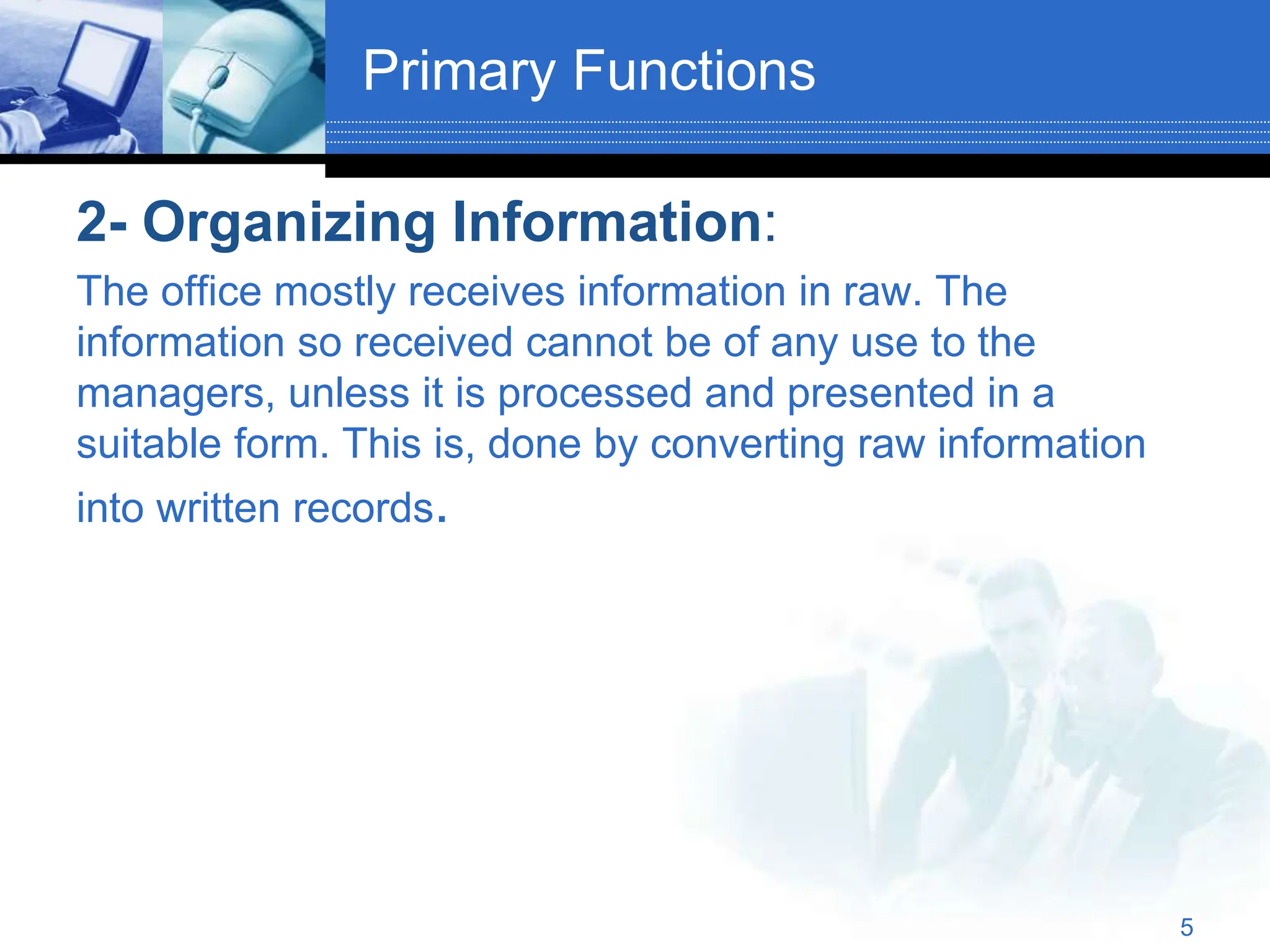 chapter 2 FUNCTIONS OF MODERN OFFICE.ppt