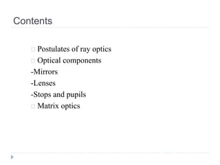 Chapter 2 geometrical_optics_a | PPTX