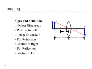 Chapter 2 geometrical_optics_a | PPTX
