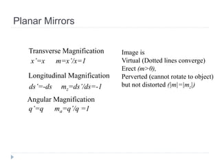 Chapter 2 geometrical_optics_a | PPTX