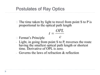 Chapter 2 geometrical_optics_a | PPTX