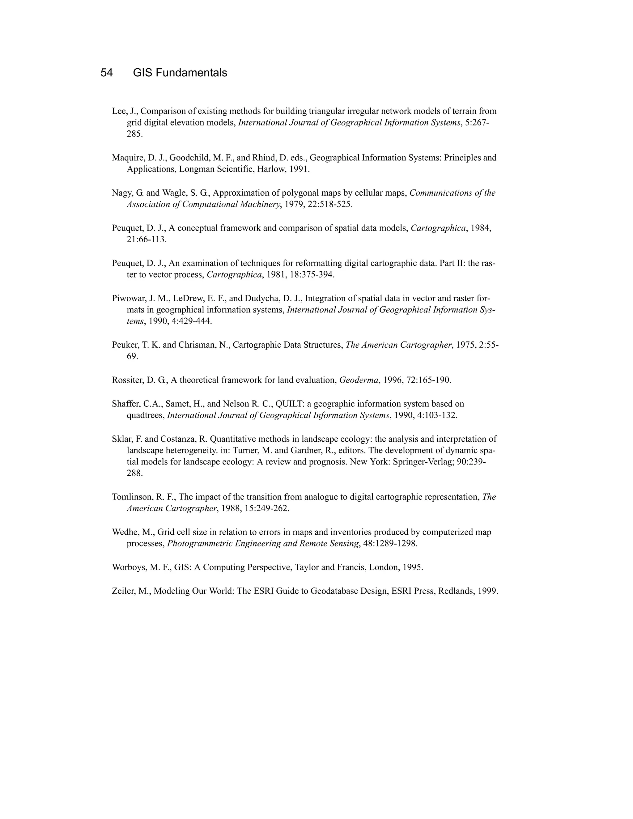 Chapter2 gis fundamentals | PDF