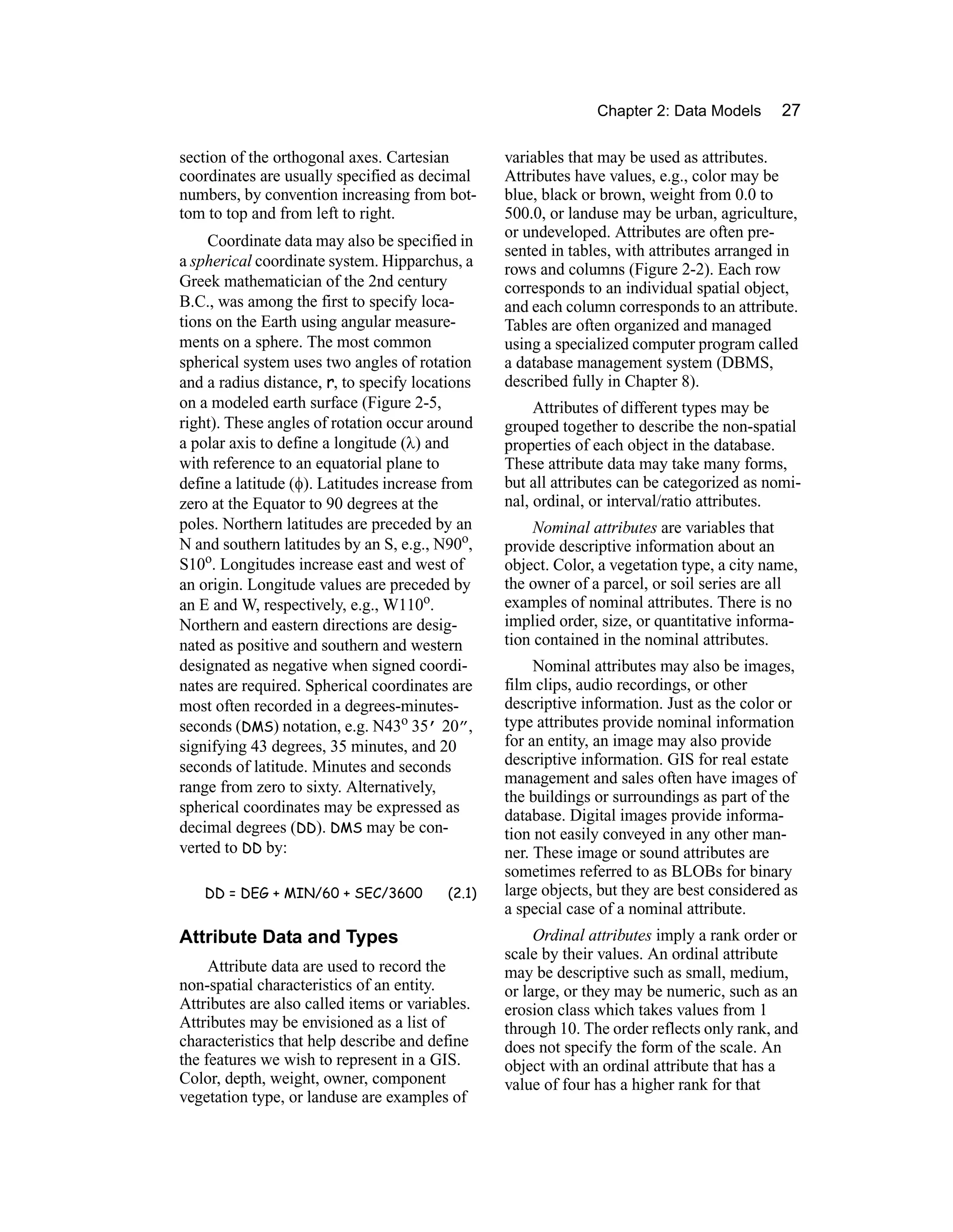 Chapter2 gis fundamentals | PDF