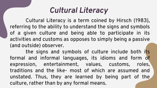 chapter2globalization and cultural liter | PPTX | Business | Business ...